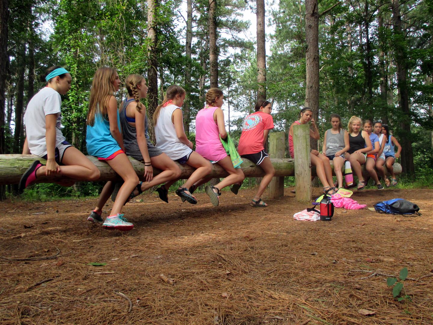 Ropes-Keep_it_balanced_girls | Camp Winnamocka