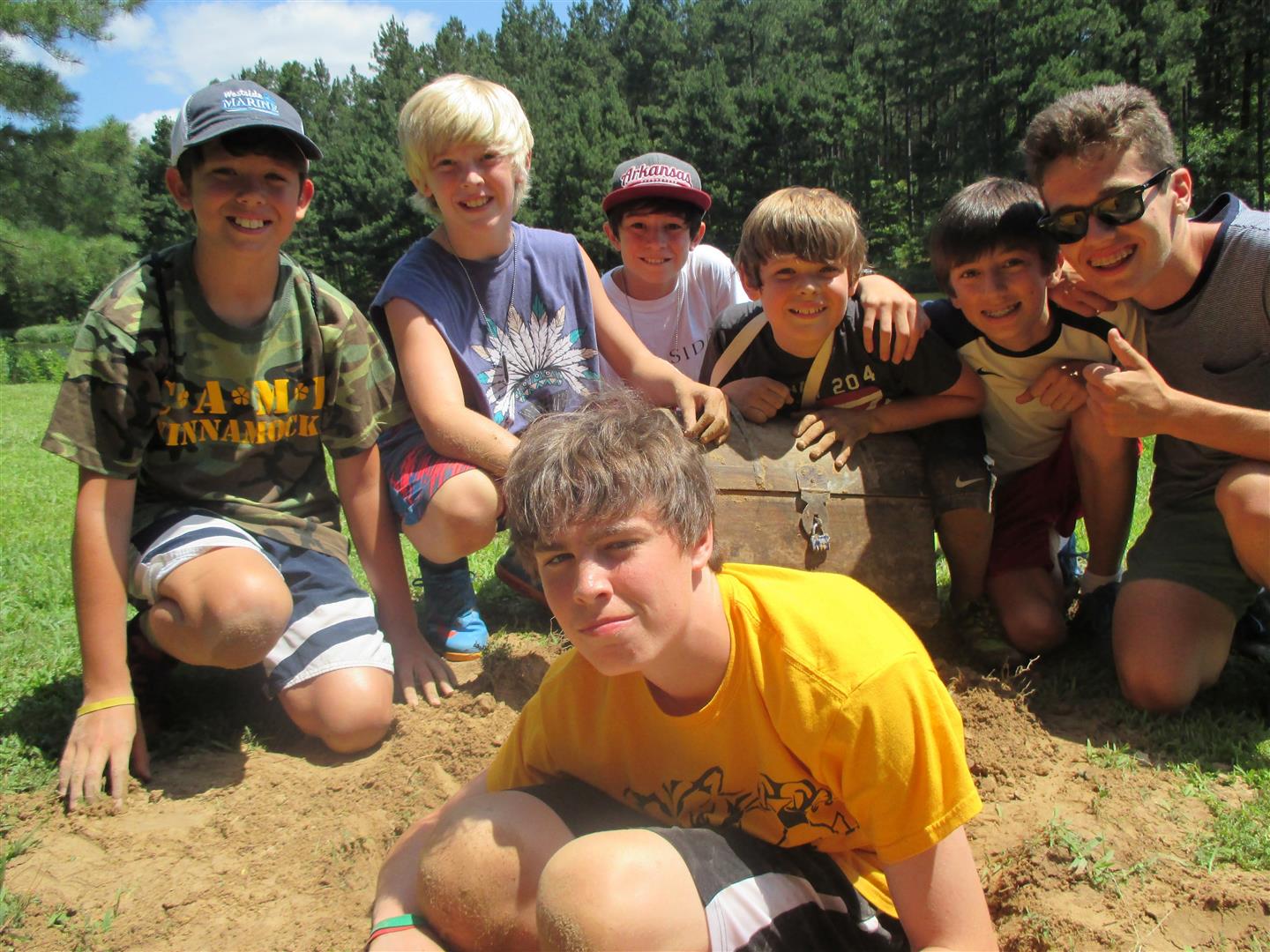 Treasure~090-Here_are_our_treasure_hunt_champions | Camp Winnamocka
