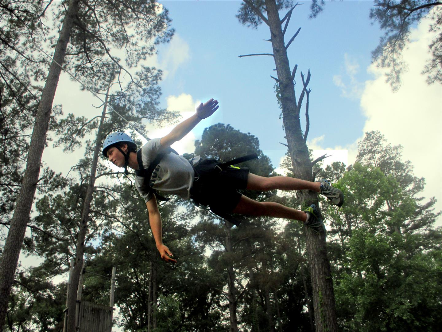 Wombat~075-Nathan_on_the_Flying_Wombat | Camp Winnamocka